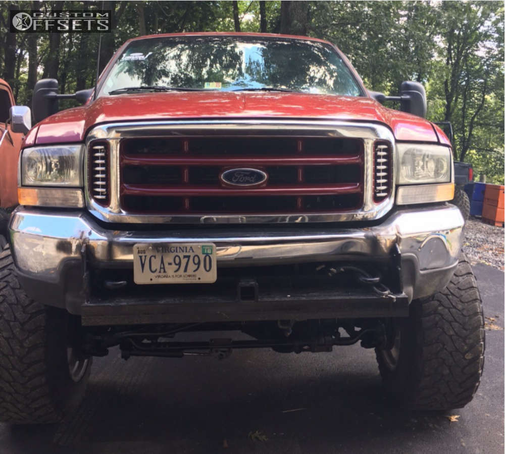 2002 Ford F-250 Super Duty with 20x14 -76 Fuel Hostage and 38/13.5R20 ...