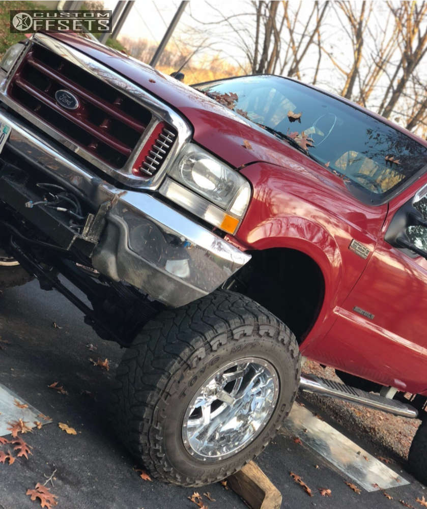 2002 Ford F-250 Super Duty with 20x14 -76 Fuel Hostage and 38/13.5R20 ...