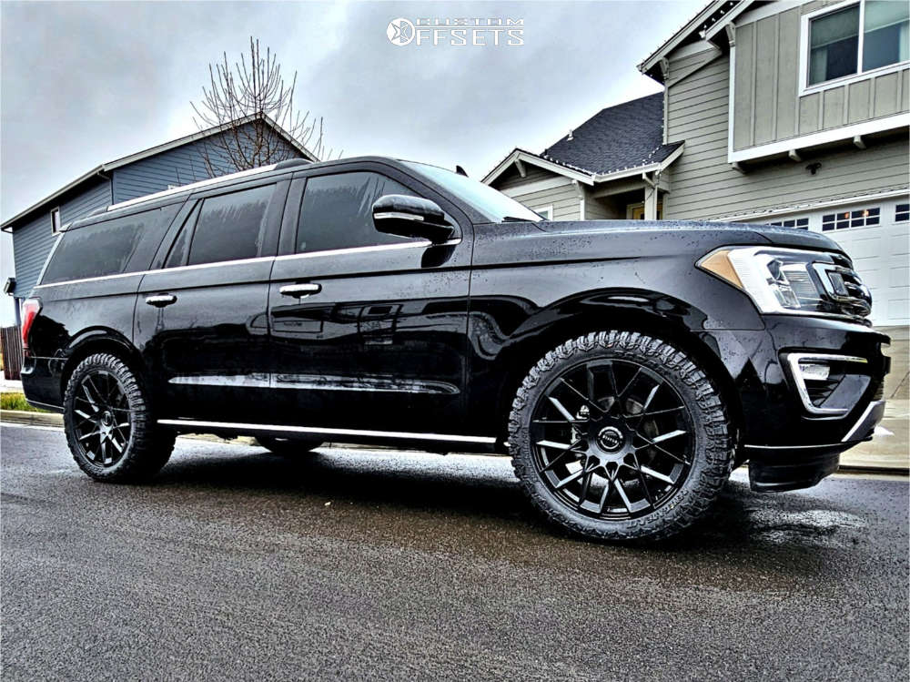 2021 Ford Expedition with 24x10 30 Status Matrix and 35/12.5R24 Radar ...