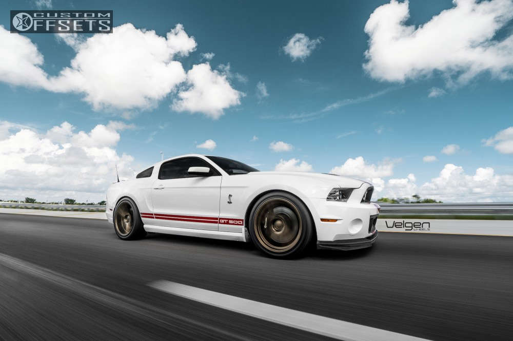 2014 Ford Mustang with 20x9 32 Velgen Split5 and 275/35R20 Nitto Invo ...