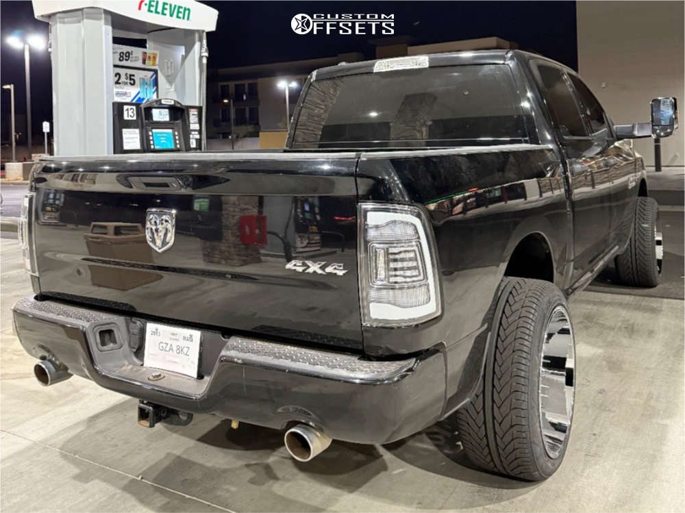 2013 Ram 1500 with 22x12 -51 Vision Brawl and 305/40R22 Lexani Lx ...