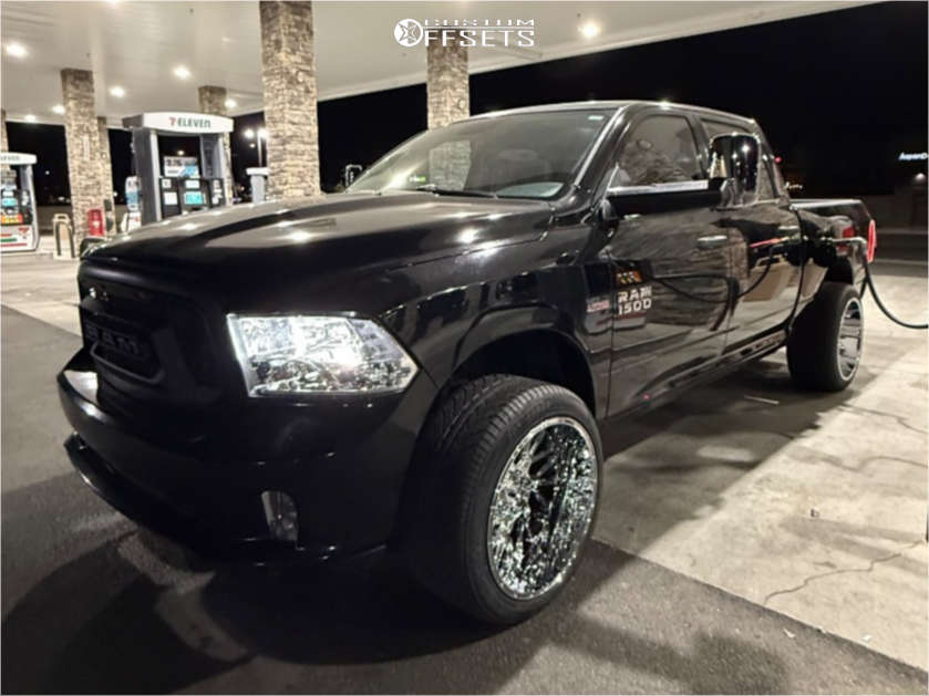 2013 Ram 1500 with 22x12 -51 Vision Brawl and 305/40R22 Lexani Lx ...