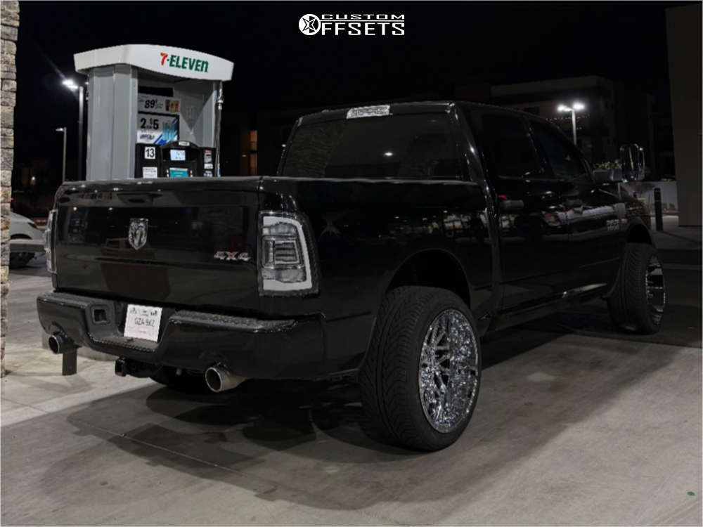 2013 Ram 1500 with 22x12 -51 Vision Brawl and 305/40R22 Lexani Lx ...