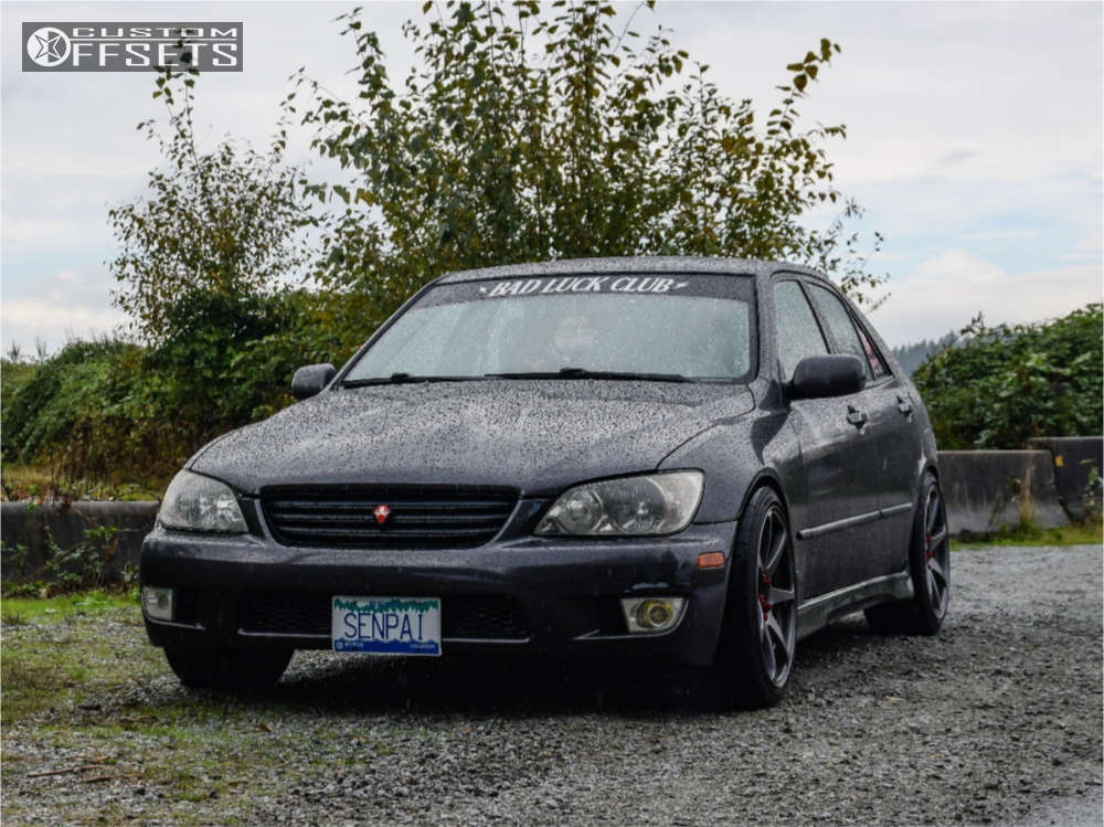 2002 Lexus IS300 with 18x9 23 MB Wheels Battle and 225/45R18 Falken ...