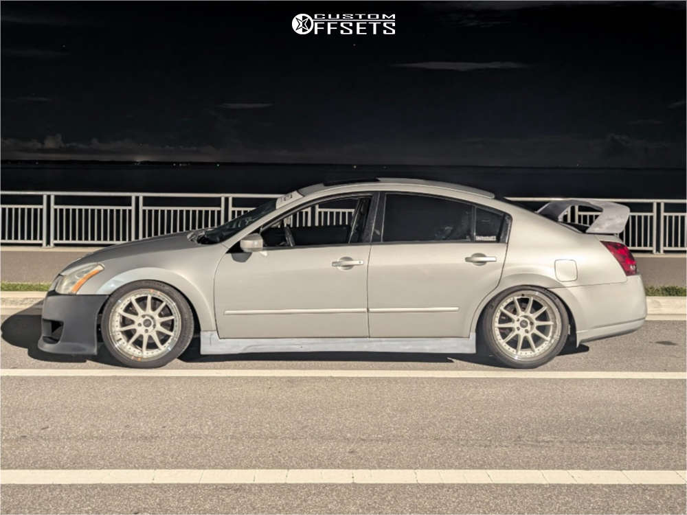 2006 Nissan Maxima with 19x9.5 22 ESR CS12 and 245/40R19 Bridgestone ...
