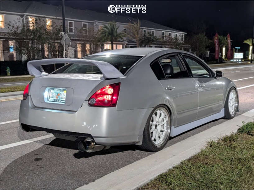 2006 Nissan Maxima with 19x9.5 22 ESR CS12 and 245/40R19 Bridgestone ...