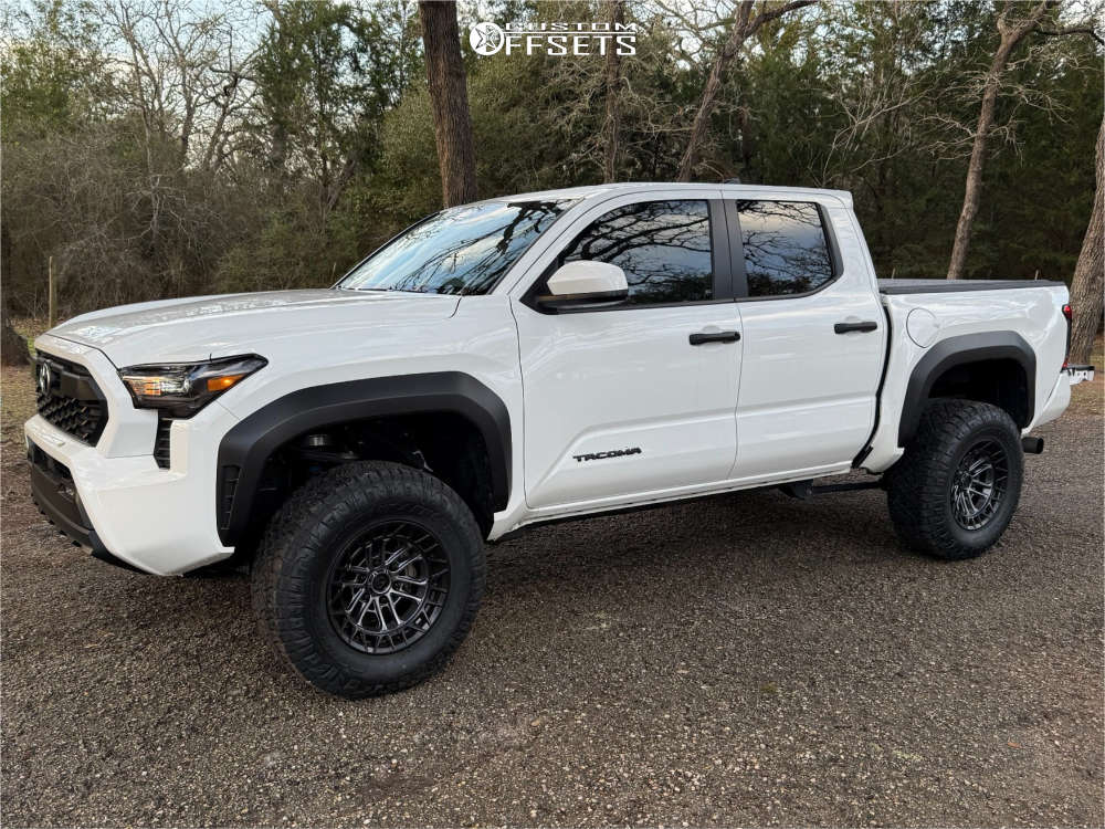 2024 Toyota Tacoma with 17x9 1 Fuel Celsius and 285/70R17 Nitto Ridge ...
