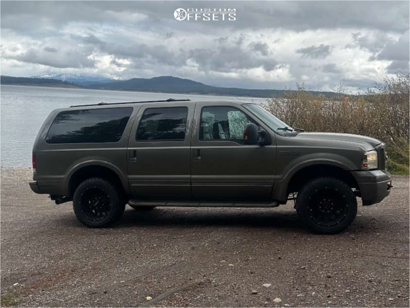 2005 Ford Excursion with 20x10 -25 Vision Rocker and 285/55R20 AMP Pro ...