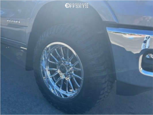 2025 Ram 1500 with 20x10 -19 Hardcore Offroad Hc101 and 275/65R20 Radar ...