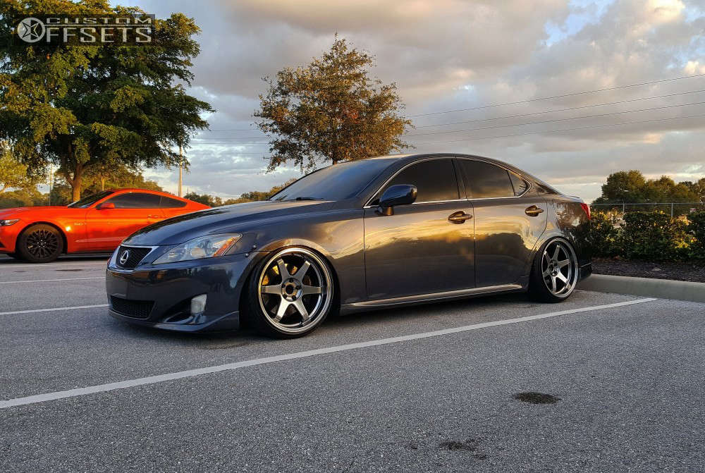 2007 Lexus IS350 with 19x9.5 12 Varrstoen Es2 and 215/35R19 Achilles ...