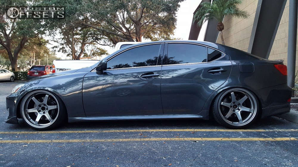 2007 Lexus IS350 with 19x9.5 12 Varrstoen Es2 and 215/35R19 Achilles ...