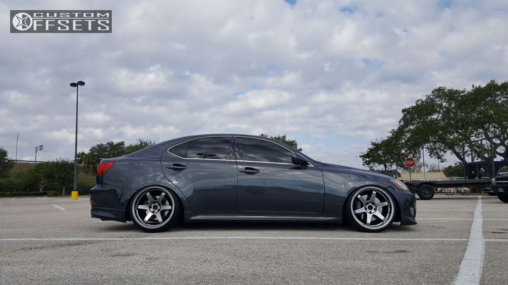 2007 Lexus IS350 with 19x9.5 12 Varrstoen Es2 and 215/35R19 Achilles ...