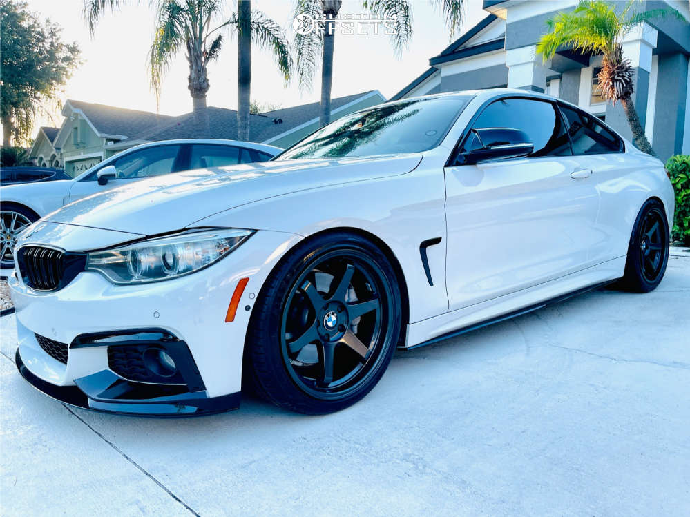 2016 BMW 435i with 19x10 35 9SiX9 Six-1 and 265/35R19 Atlas Force Uhp ...