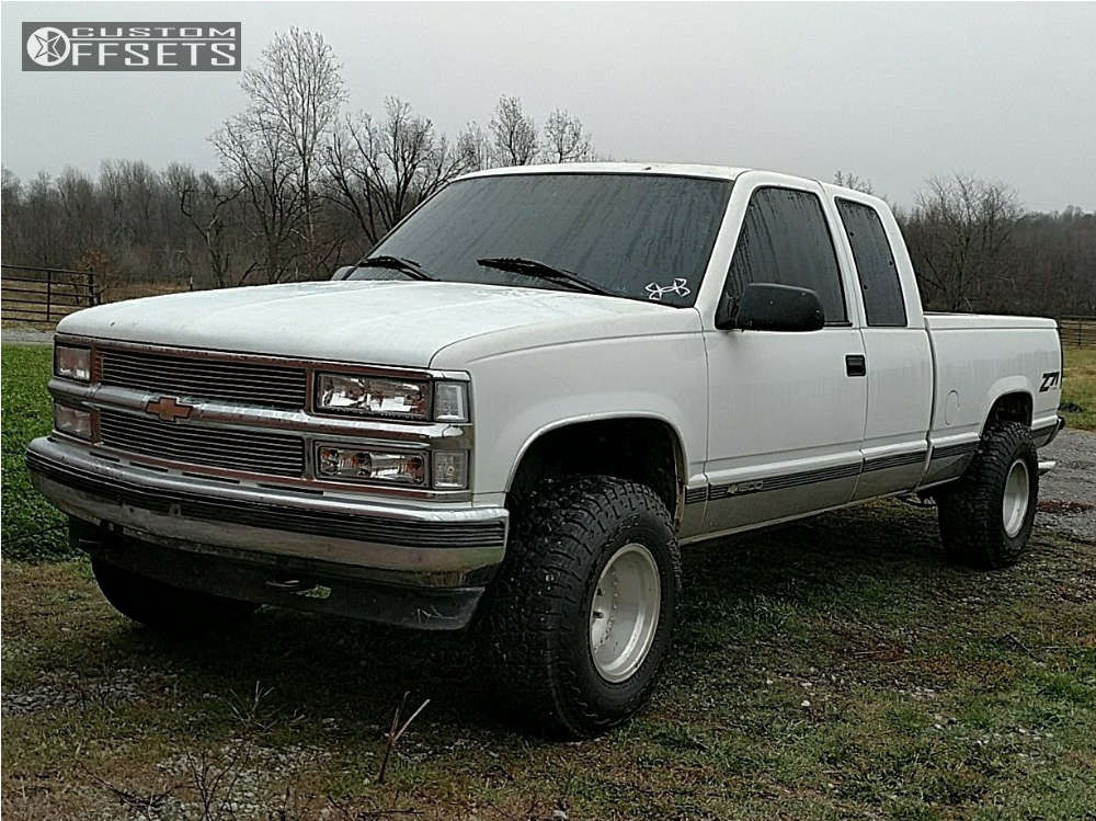 1998 Chevrolet K1500 with 15x10 -43 Ultra Type 61 and 32/11.5R15 Falken ...