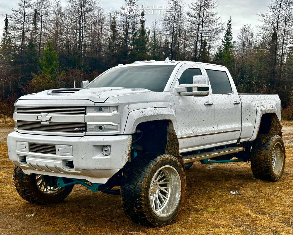 2019 Chevrolet Silverado 3500 HD with 24x14 -76 Cali Offroad Purge and ...