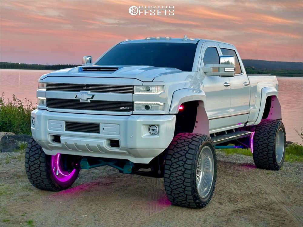 2019 Chevrolet Silverado 3500 HD with 24x14 -76 Cali Offroad Purge and ...
