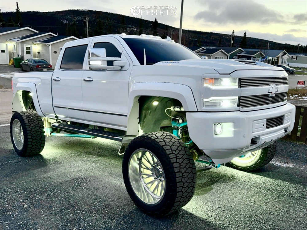 2019 Chevrolet Silverado 3500 HD with 24x14 -76 Cali Offroad Purge and ...
