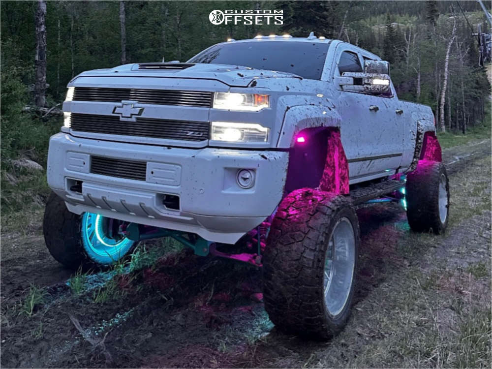 2019 Chevrolet Silverado 3500 HD with 24x14 -76 Cali Offroad Purge and ...