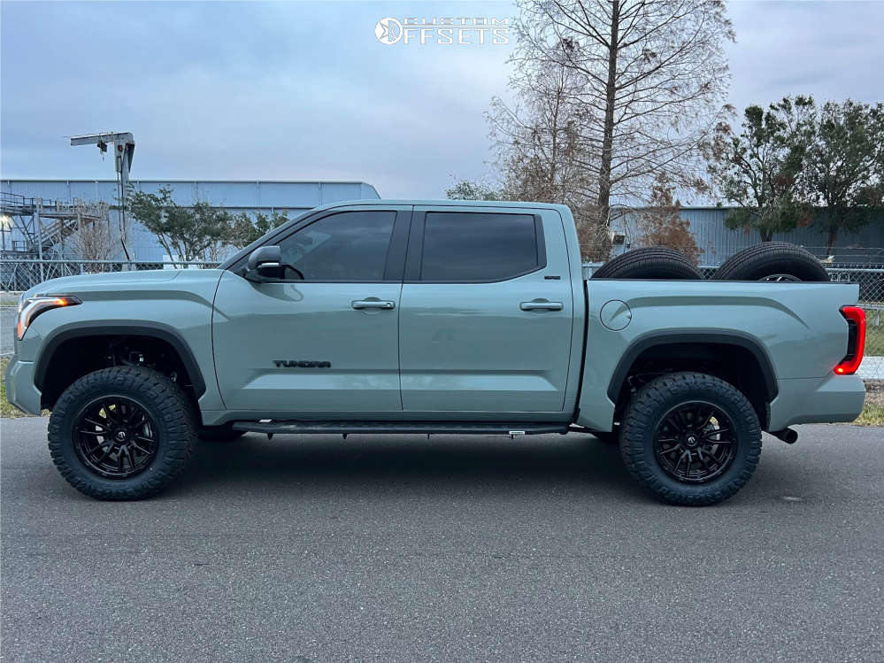 2025 Toyota Tundra with 20x9 1 Fuel Rebel and 35/12.5R20 Nitto Ridge ...