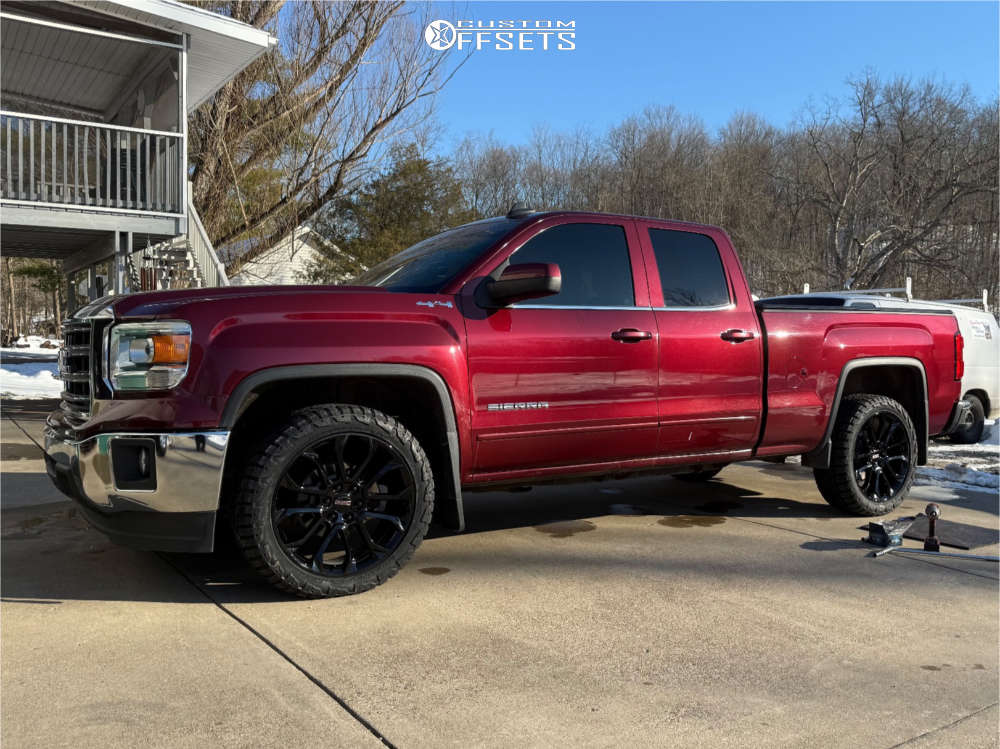 2015 GMC Sierra 1500 with 22x9 31 Voxx Replicas Ssi and 285/45R22 RBP ...