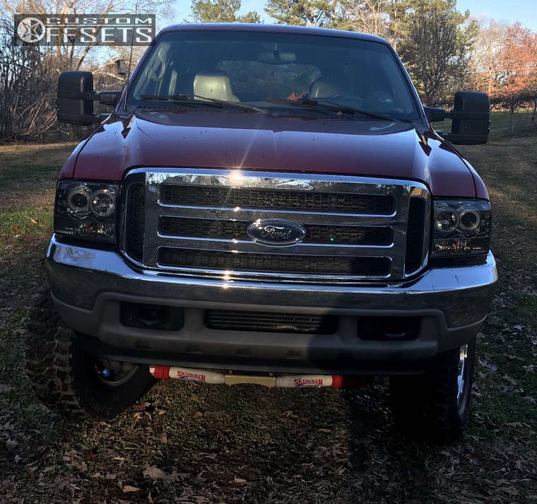 2000 Ford Excursion with 18x9 -12 Xtreme Nx-7 and 35/12.5R18 Mud Claw ...