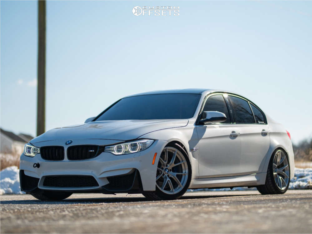 2016 BMW M3 with 19x10 45 Apex Vs-5rs and 265/35R19 Nitto Nt555 G2 and ...