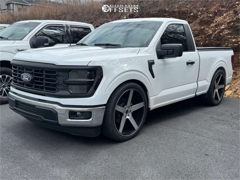 2024 Ford F-150 with 24x10 24 Strada Perfetto and 305/35R24 Lexani LX ...