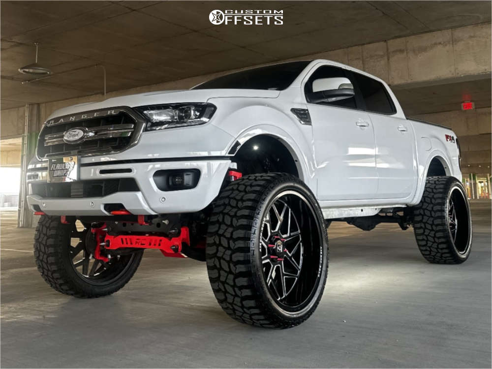 2019 Ford Ranger with 26x12 -44 Axe Offroad Nemesis and 37/13.5R26 ...