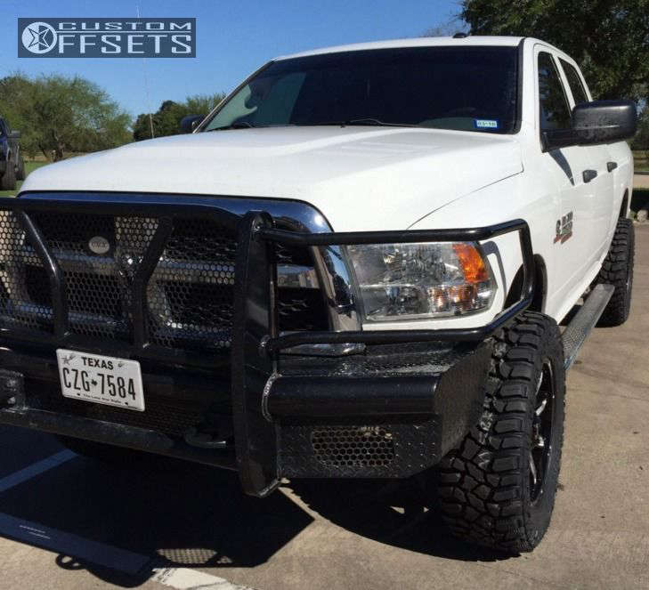 2013 Ram 2500 with 20x9 Mayhem Rampage and 35/12.5R20 Cooper Discoverer ...
