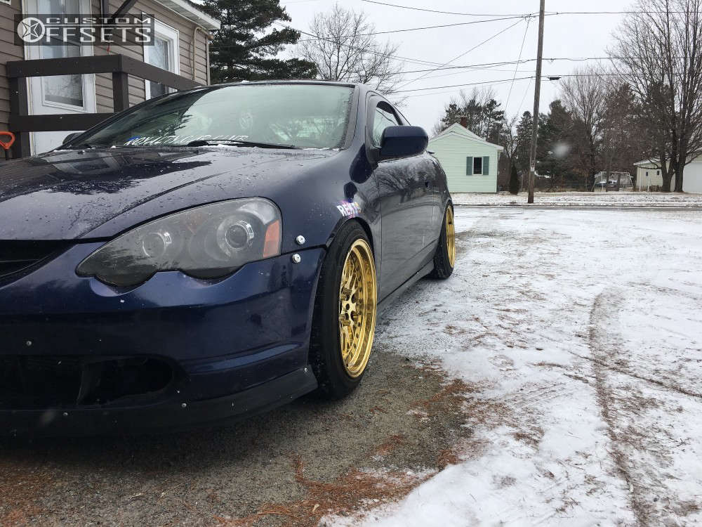 2003 Acura Rsx With 17x9 20 Esm 007 And 205 50r17 Hankook Ventus And