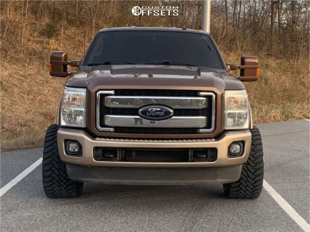 2012 Ford F-350 Super Duty with 24x14 -81 ARKON OFF-ROAD Caesar and 33/ ...