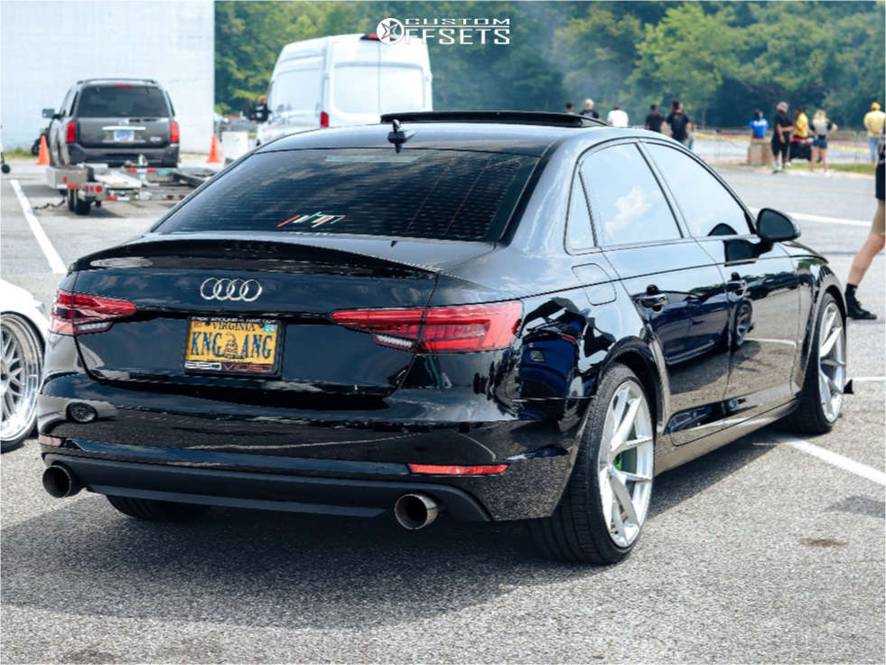 2017 Audi A4 Quattro with 19x9.5 35 Aodhan Aff7 and 245/45R19 Federal ...
