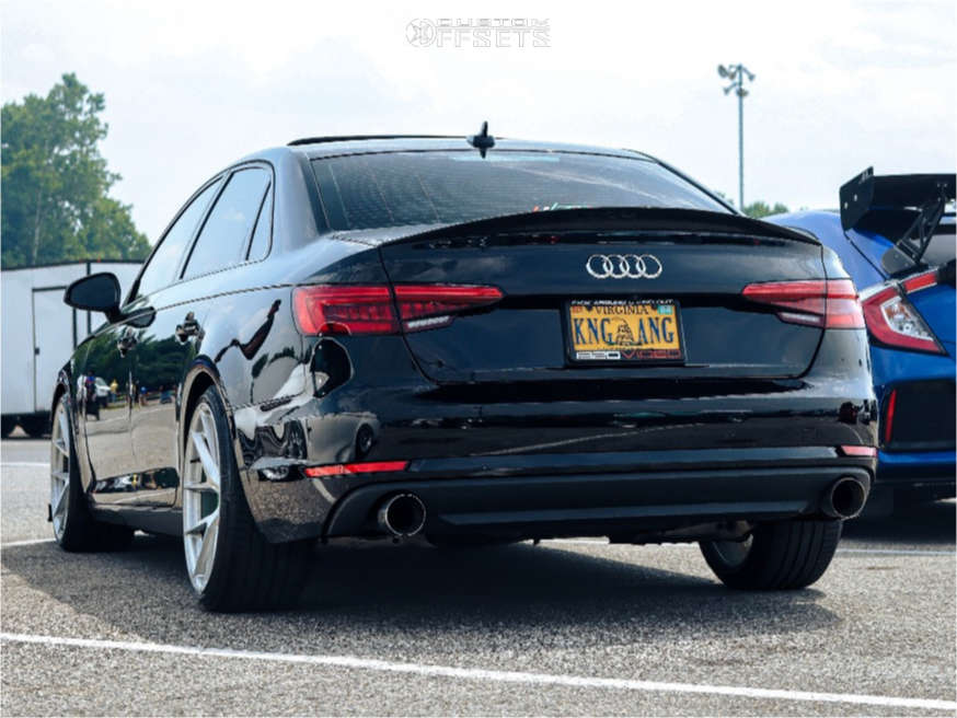 2017 Audi A4 Quattro with 19x9.5 35 Aodhan Aff7 and 245/45R19 Federal ...