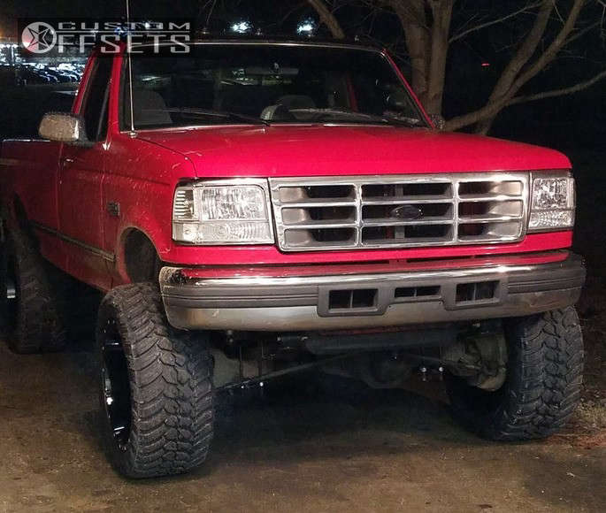 1995 Ford F-250 with 22x12 -44 Gear Off-Road Big Block and 325/50R22 ...