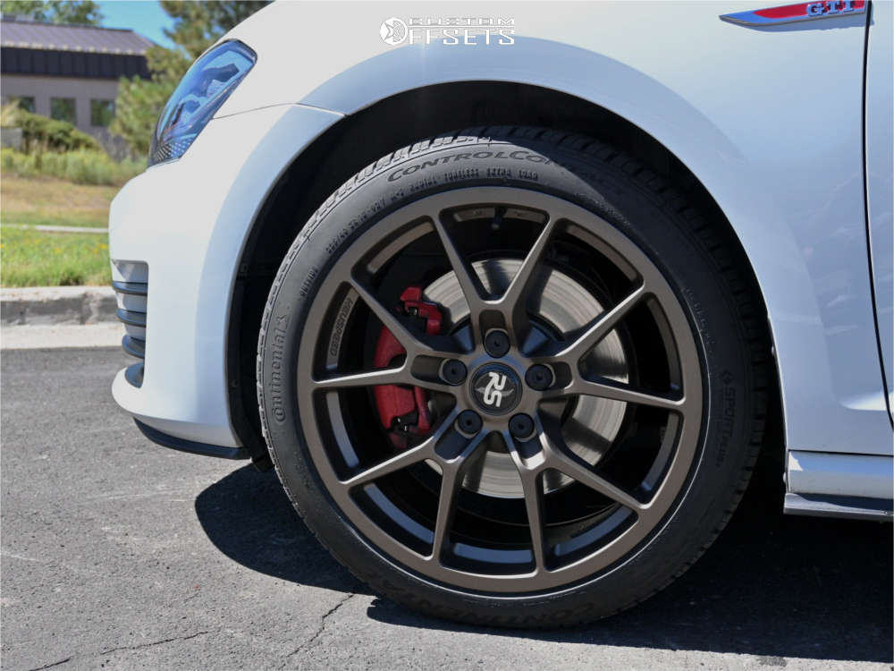 2017 Volkswagen GTI with 18x8 45 Neuspeed Rse10 and 225/40R18 ...
