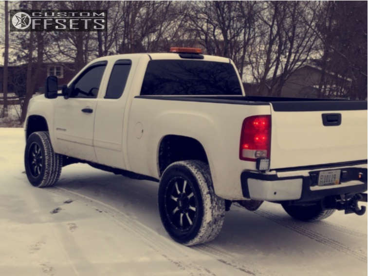 2011 GMC Sierra 2500 HD with 20x10 -24 Moto Metal MO970 and 305/55R20 ...
