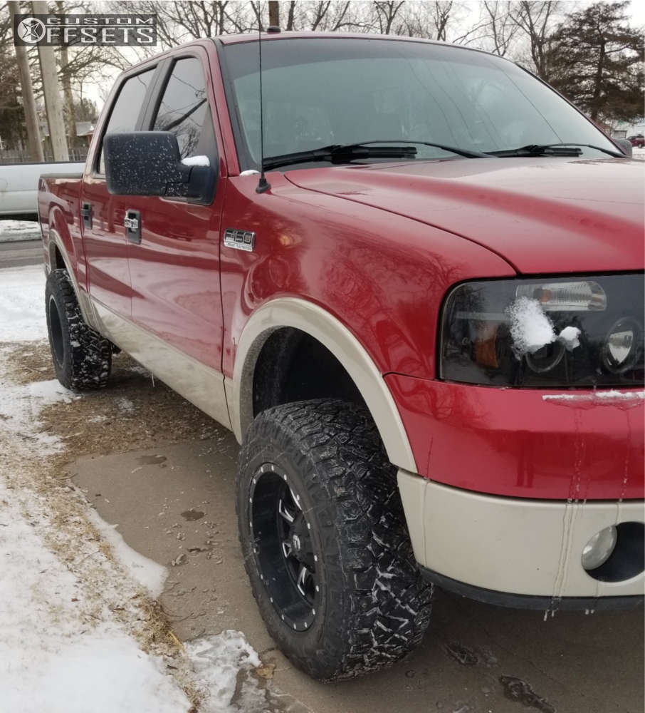 2007 Ford F-150 with 18x10 -24 Fuel Throttle and 33/12.5R18 Nitto Ridge ...
