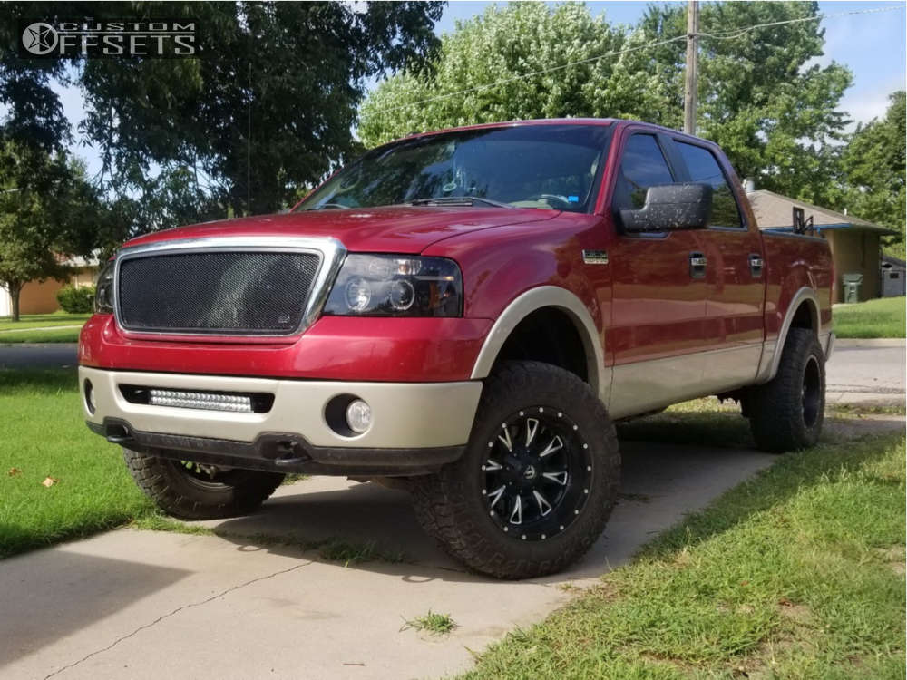 2007 Ford F-150 with 18x10 -24 Fuel Throttle and 33/12.5R18 Nitto Ridge ...