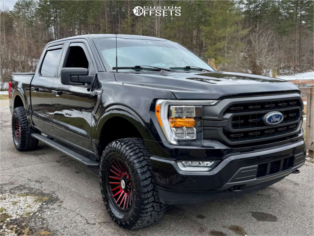 2023 Ford F-150 with 18x9 0 XF Offroad Xf-234 and 33/12.5R18 Radar ...