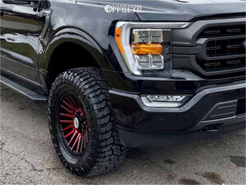 2023 Ford F-150 with 18x9 0 XF Offroad Xf-234 and 33/12.5R18 Radar ...