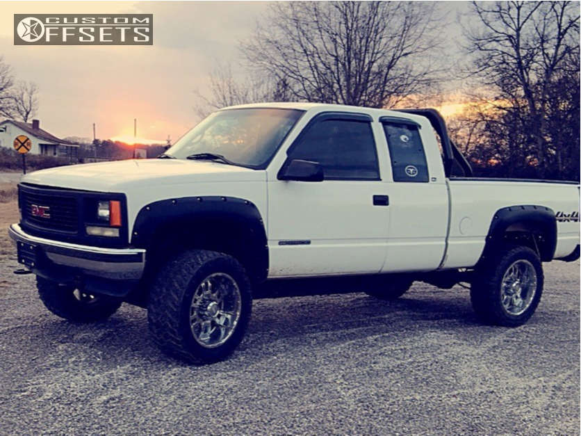 1998 GMC K2500 with 20x10 -24 Diamo 17 Karat and 33/12.5R20 Federal ...