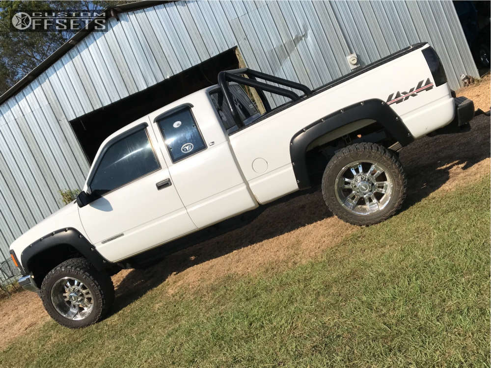 1998 GMC K2500 with 20x10 -24 Diamo 17 Karat and 33/12.5R20 Federal ...