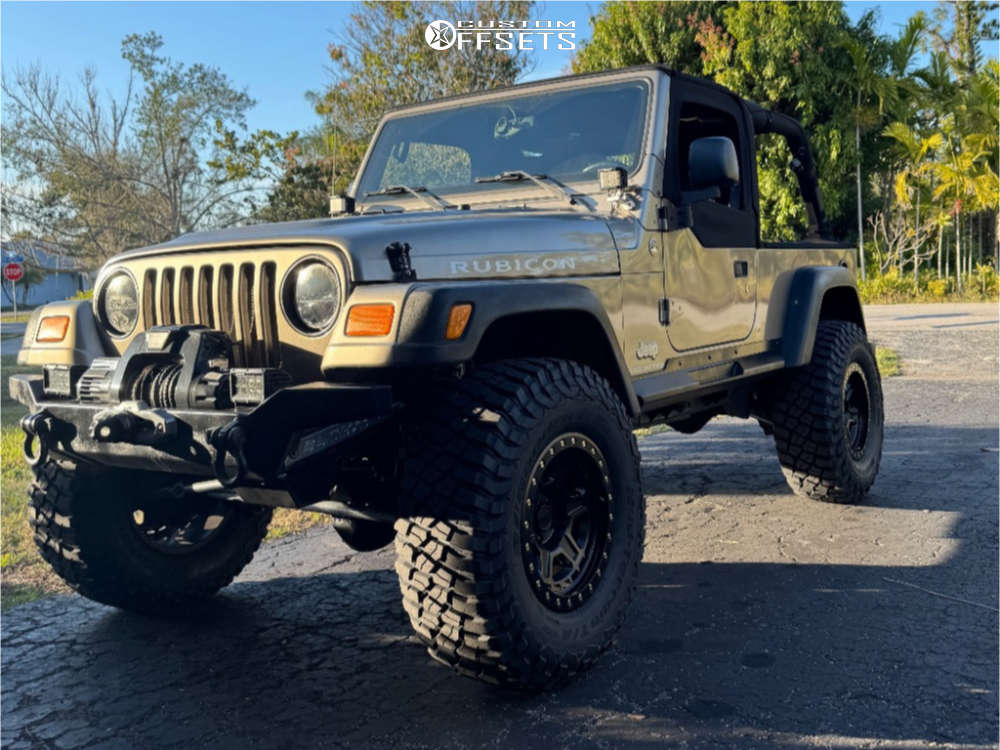 2005 Jeep Wrangler with 17x9 -18 Black Rhino Reno and 35/12.5R17 ...