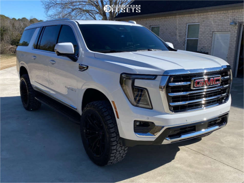 2025 GMC Yukon XL with 22x10 -18 Ferrada Ftr11 and 285/55R22 Falken ...