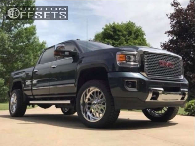 2017 GMC Sierra 3500 HD with 22x10 -25 Fuel Forged Ff19 and 285/55R22 ...