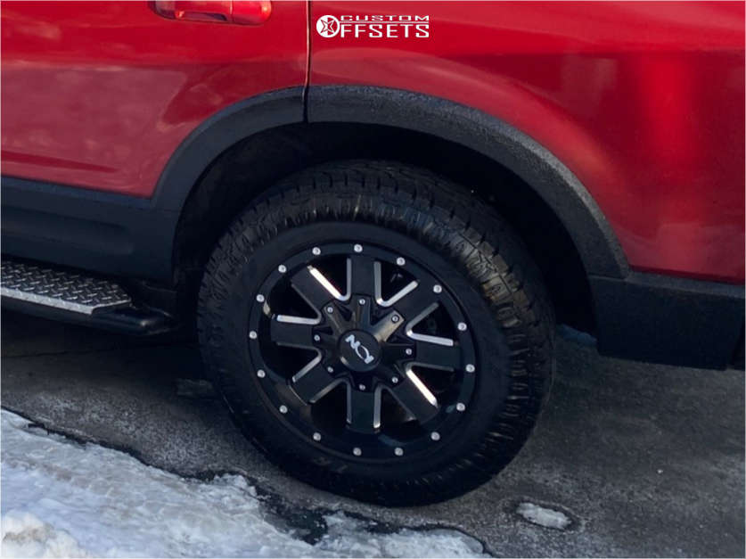 2004 Ford Explorer with 17x9 18 Alloy Ion Style 141 and 245/65R17 ...