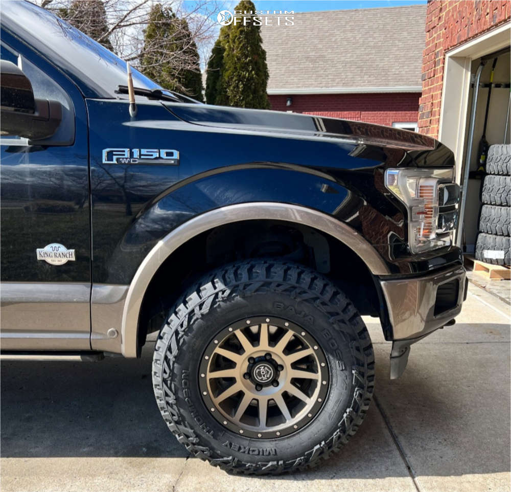 2018 Ford F-150 with 18x9 6 Icon Alloys Compression and 295/70R18 ...