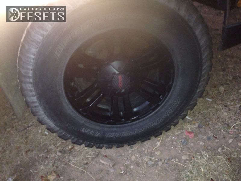 2006 Chevrolet Silverado 1500 with 17x8.5 -6 MB Wheels TKO and 33/12 ...