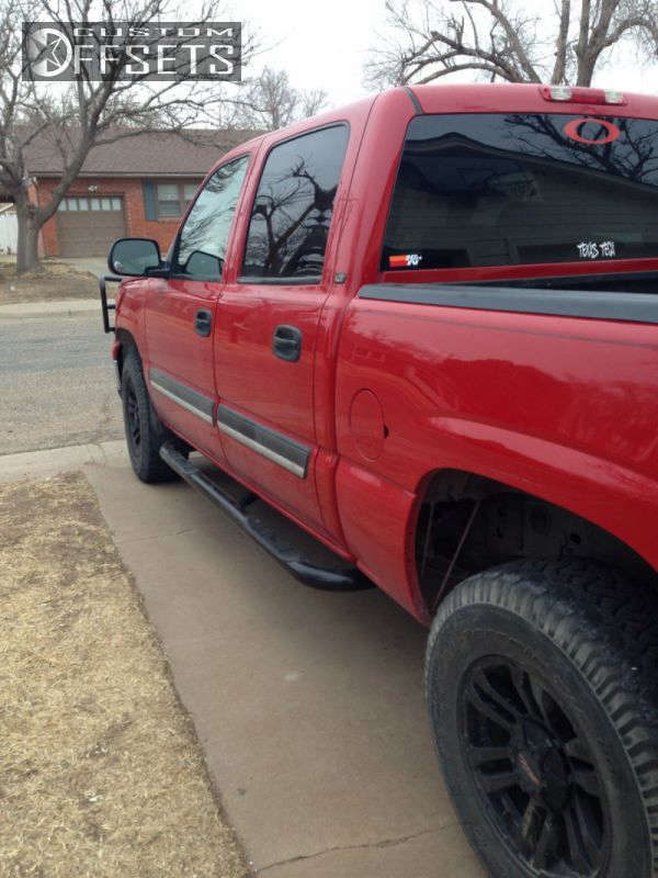 2006 Chevrolet Silverado 1500 with 17x8.5 -6 MB Wheels TKO and 33/12 ...