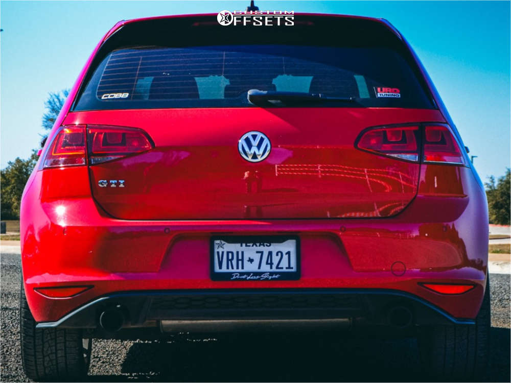 2016 Volkswagen GTI with 18x8 45 Advanti Racing Hybris and 235/40R18 ...